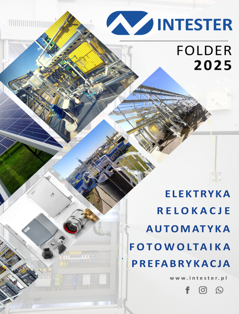 Folder reklamowy – INTESTER – automatyka przemysłowa, rozdzielnie ...